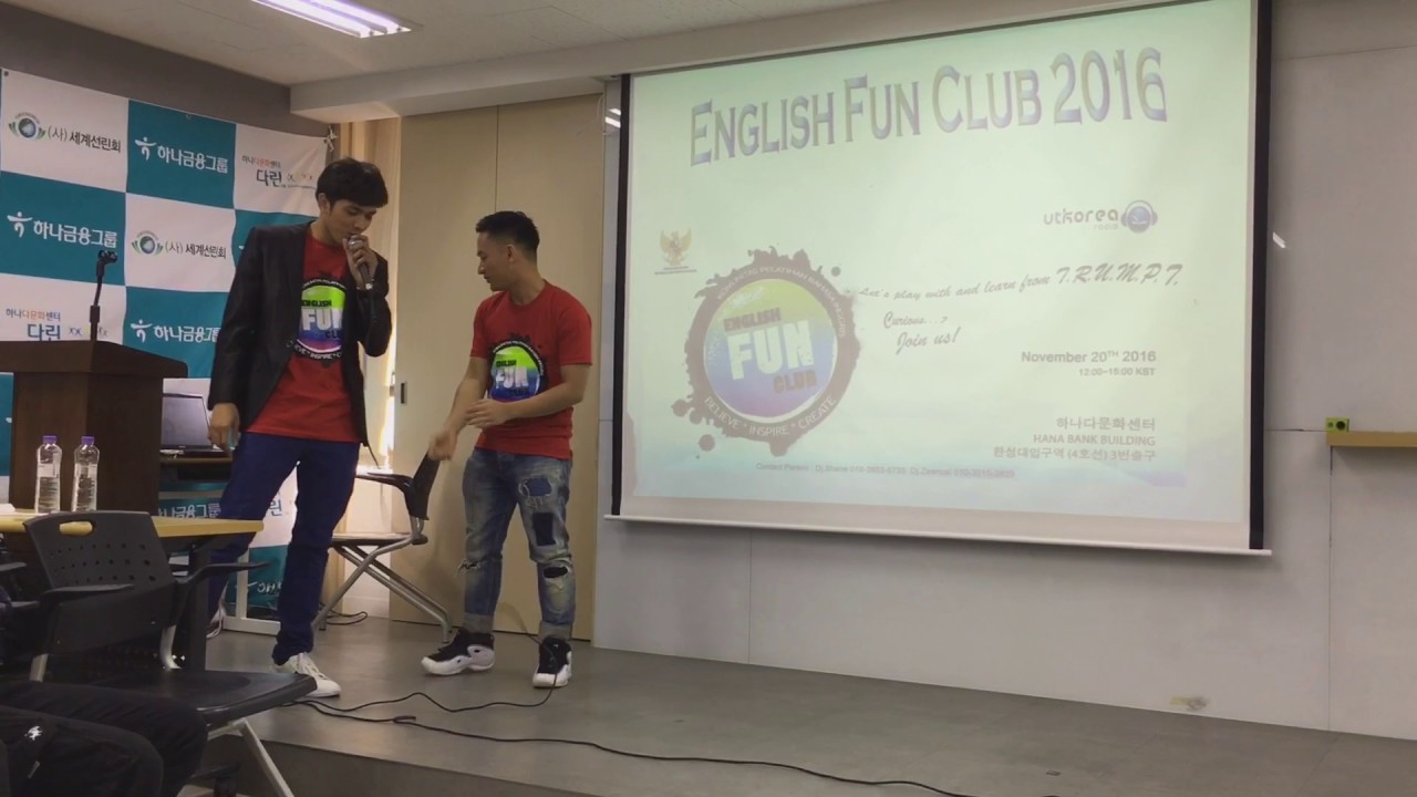 English Fun Club 2016 at Seoul South Korea - YouTube
