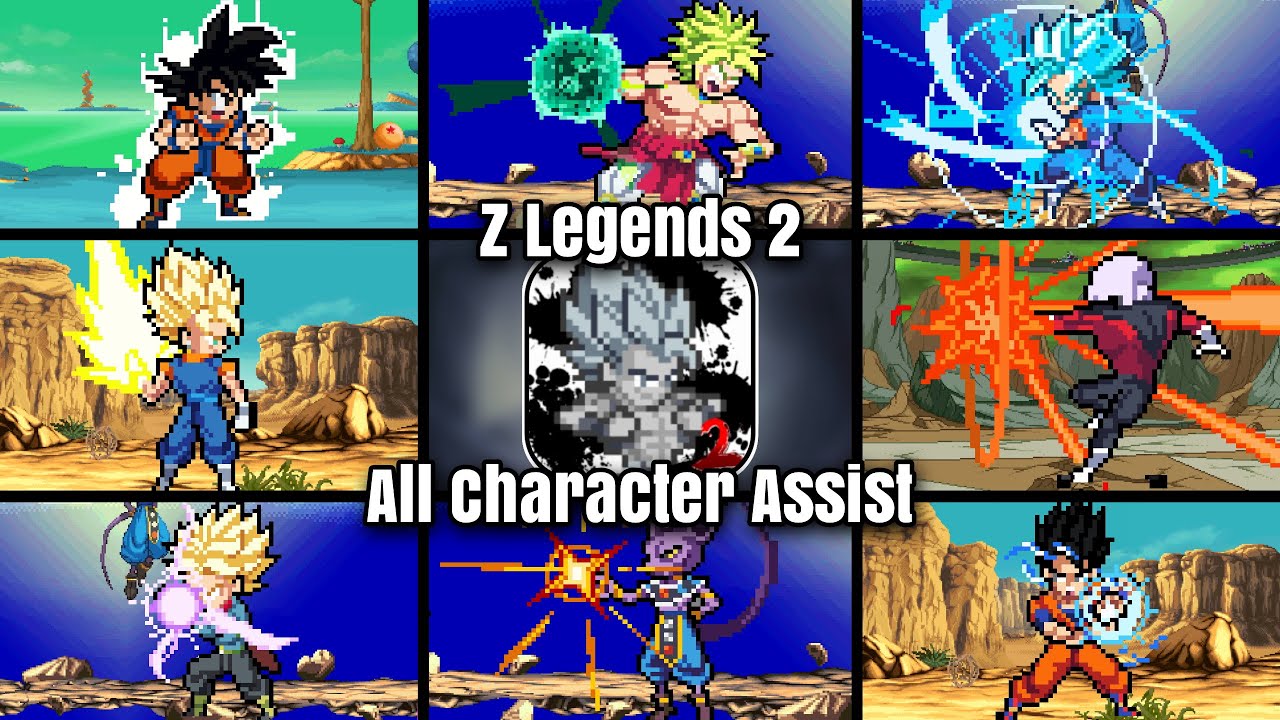 Z Legends 2 All Character Assist - YouTube