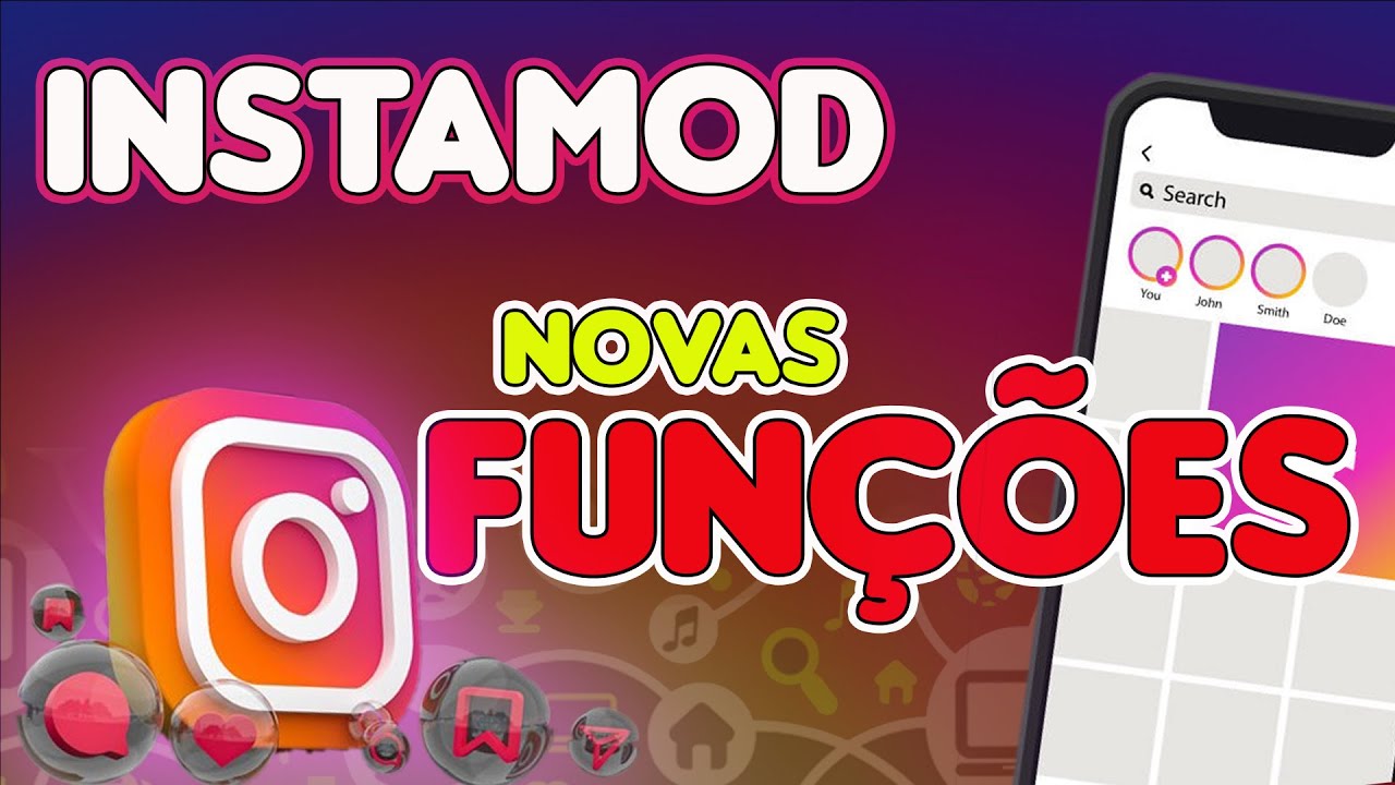 INSTAMOD - NOVAS ANIMAÇÕES, BOTÕES E LAYOUT - YouTube
