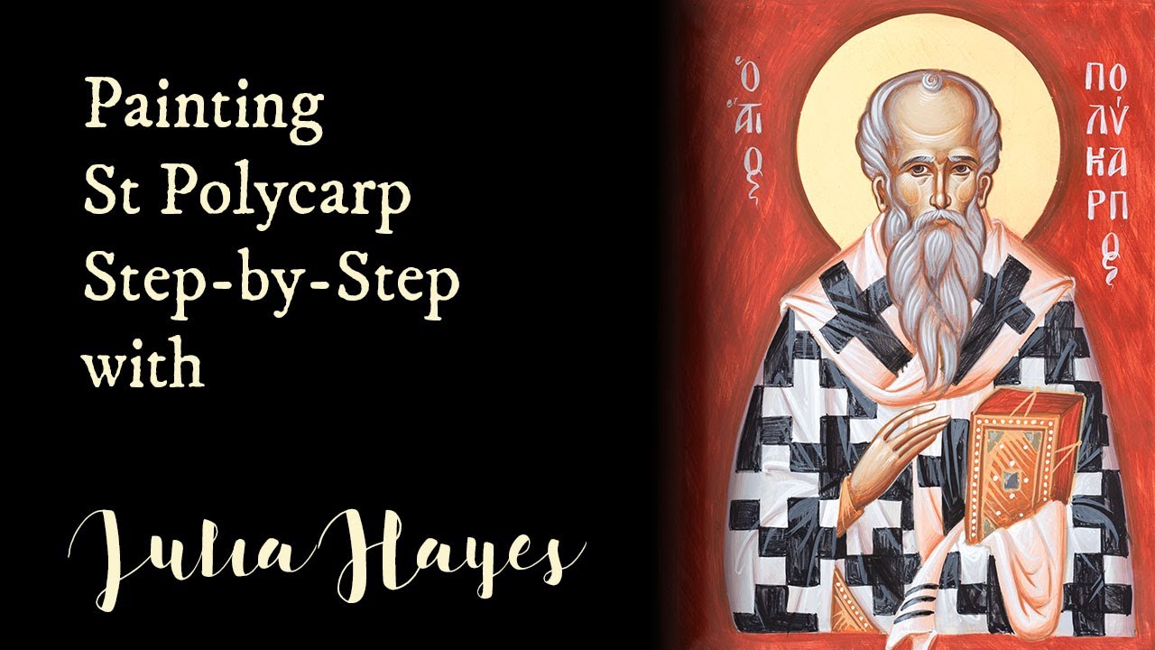 Painting St Polycarp Step-by-step - YouTube
