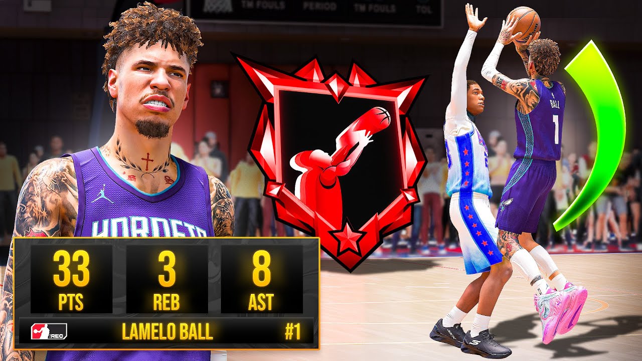 I RECREATED LaMelo Ball's 30 Piece Bench Game Realistically - Only ...