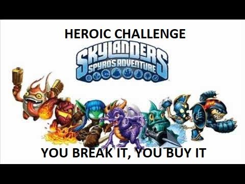 Skylanders Spyro's Adventure Double Trouble's Heroic Challenge You ...