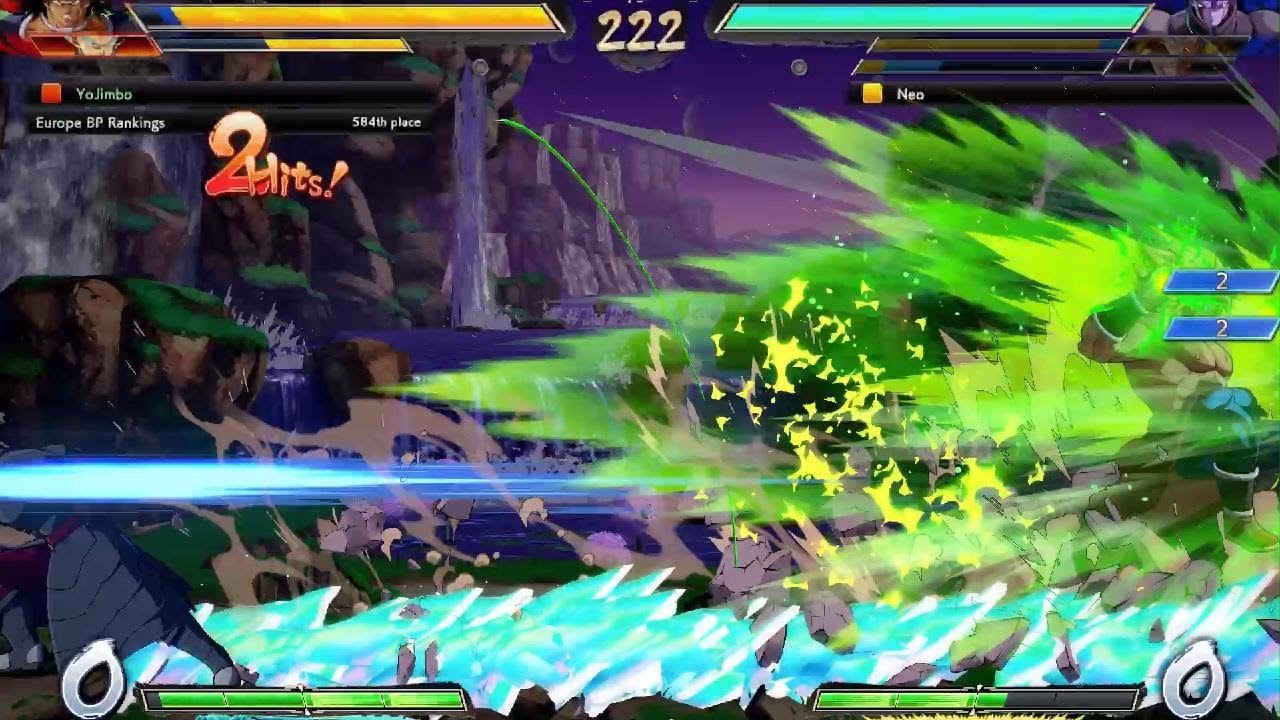 DBFZ 🟨 SS2 Gohan SSB Gogeta Hit vs 🈶 SSB Gogeta Vegeta DBS Broly - YouTube