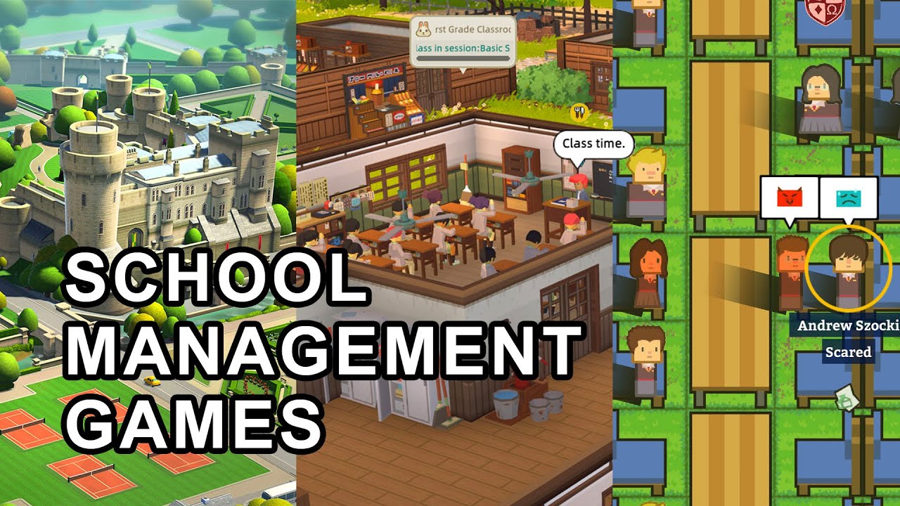 SCHOOL & UNIVERSITY MANAGEMENT GAMES - Two Point Campus, Academia, Let ...