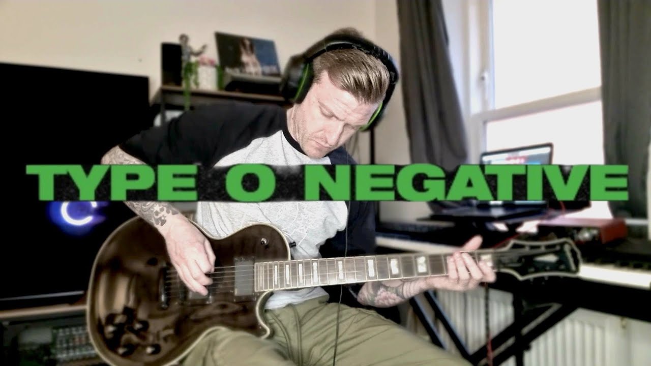 I DONT WANNA BE ME - Type O Negative | Guitar cover by Mark Brunton ...