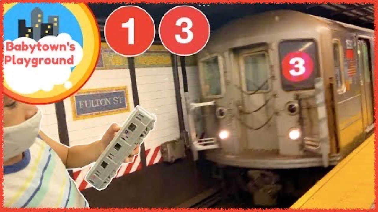 MTA 1, 2, & 3 Subway Train Rides in Brooklyn & Manhattan NYC - YouTube