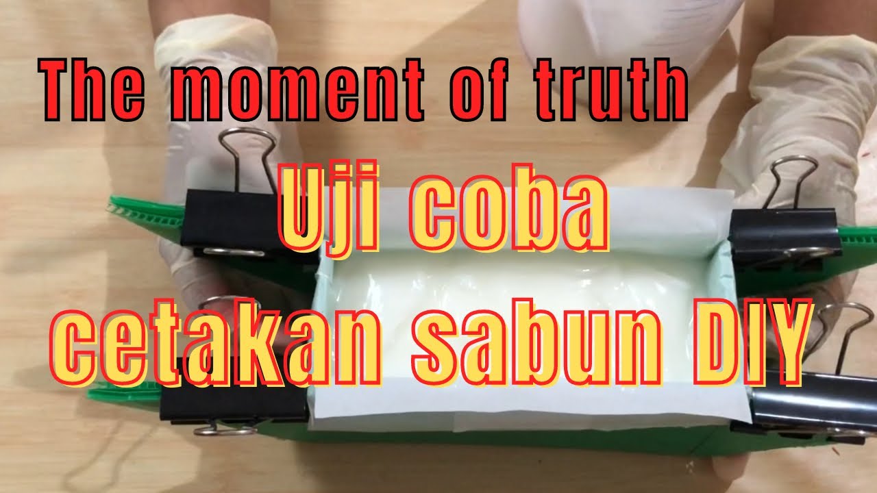 Membuat Sabun Natural menggunakan Cetakan sabun DIY Impraboard - YouTube