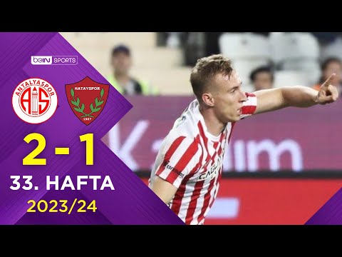 Bitexen Antalyaspor (2-1) Atakaş Hatayspor | 33. Hafta - Trendyol Süper Lig 2023/2024