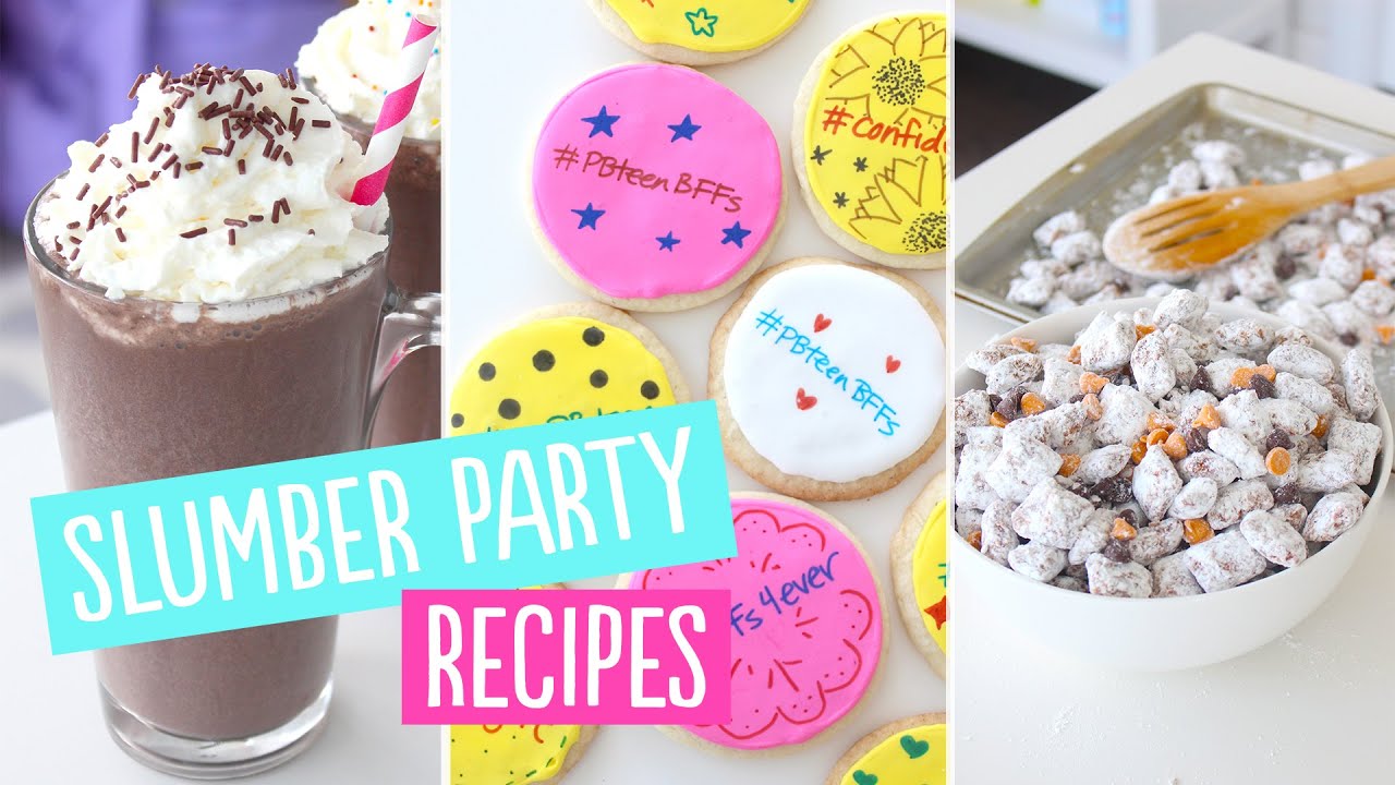 3 SLUMBER PARTY RECIPES | PUPPY CHOW, FROZEN HOT CHOCOLATE & HASHTAG ...
