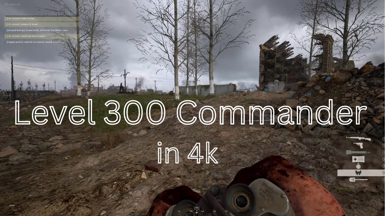 German Commander in Stalingrad Gameplay 4K: Hell Let Loose - YouTube