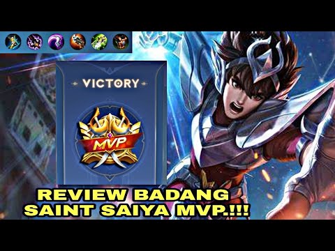 REVIEW BADANG SAINT SAIYA MVP.!!!_mobile legend sambil Ng Meme .!! - YouTube