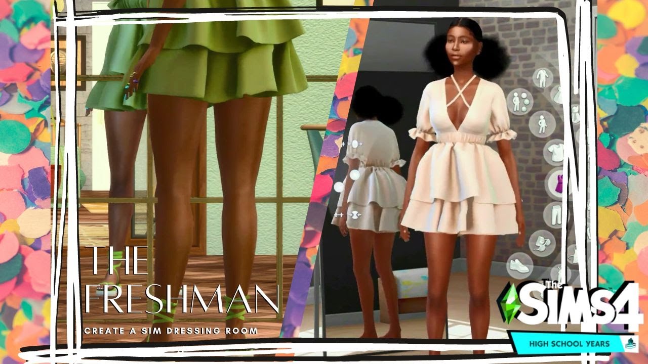 #TS4 #TeenADay Challenge #CAS - Day 5 - FRESHMAN - Amber Grayson #TheSims4HighSchoolYears - YouTube