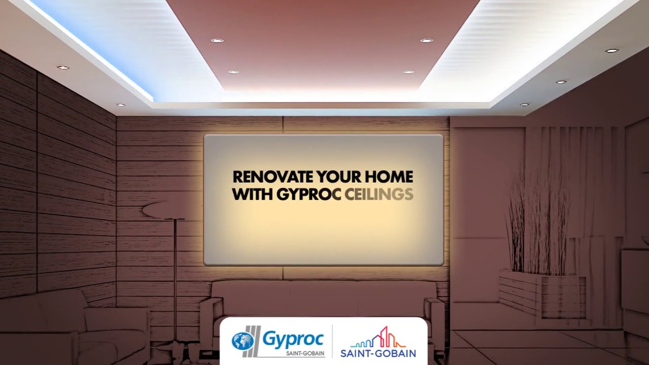 Spice Up your interiors with Gyproc Designer False Ceilings ! - YouTube