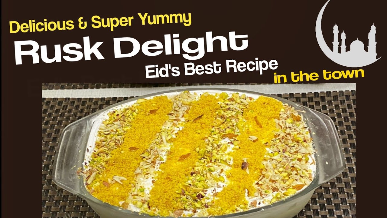 Cake Rusk Delight | Sweet dish #asmr #sweetdishrecipes #cakerusk # ...