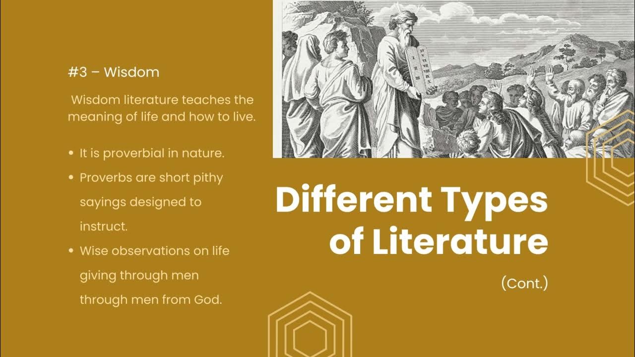 Lecture: Literary Genres of the Old Testament - YouTube