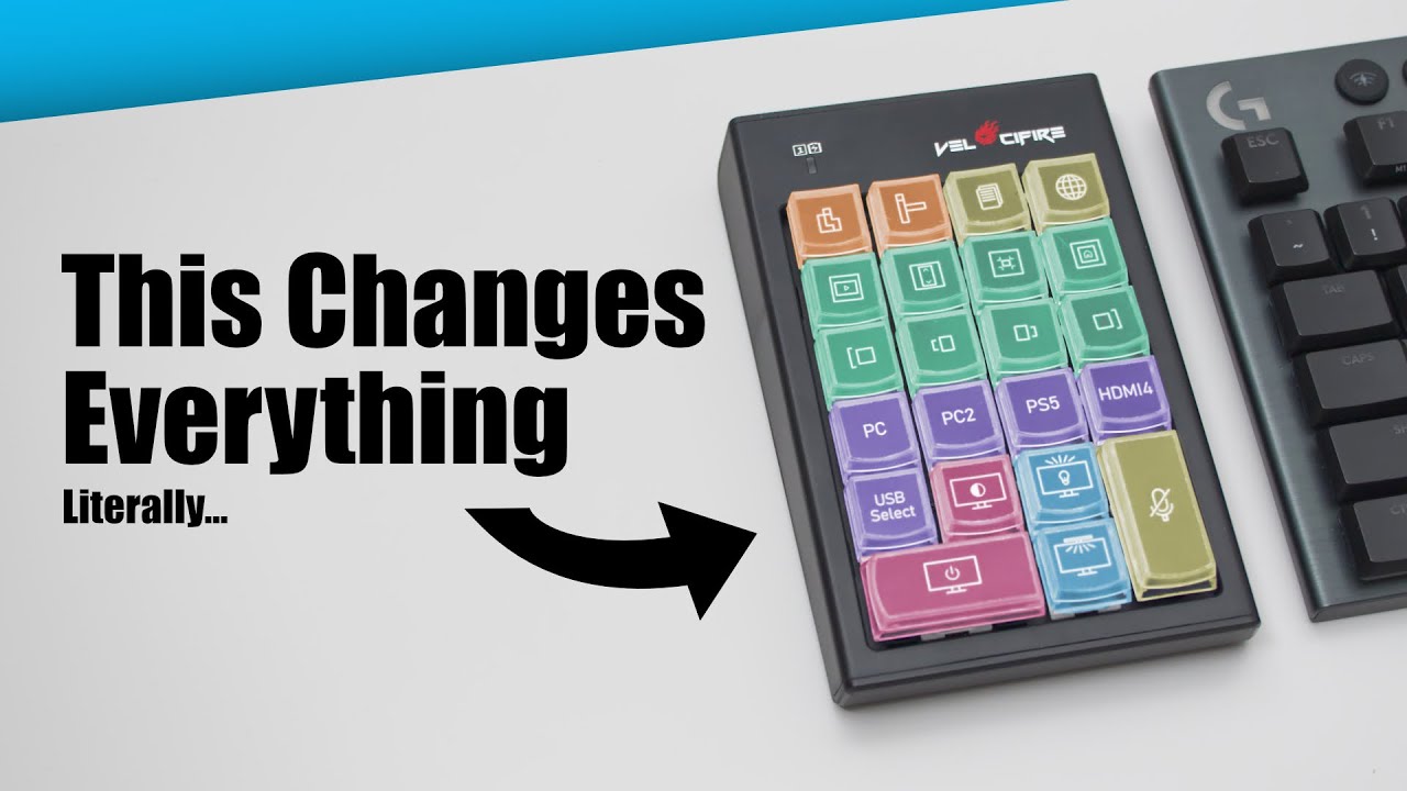 I Built a Keypad to Control My Entire Desk Setup - OLED TV, USB Switch ...