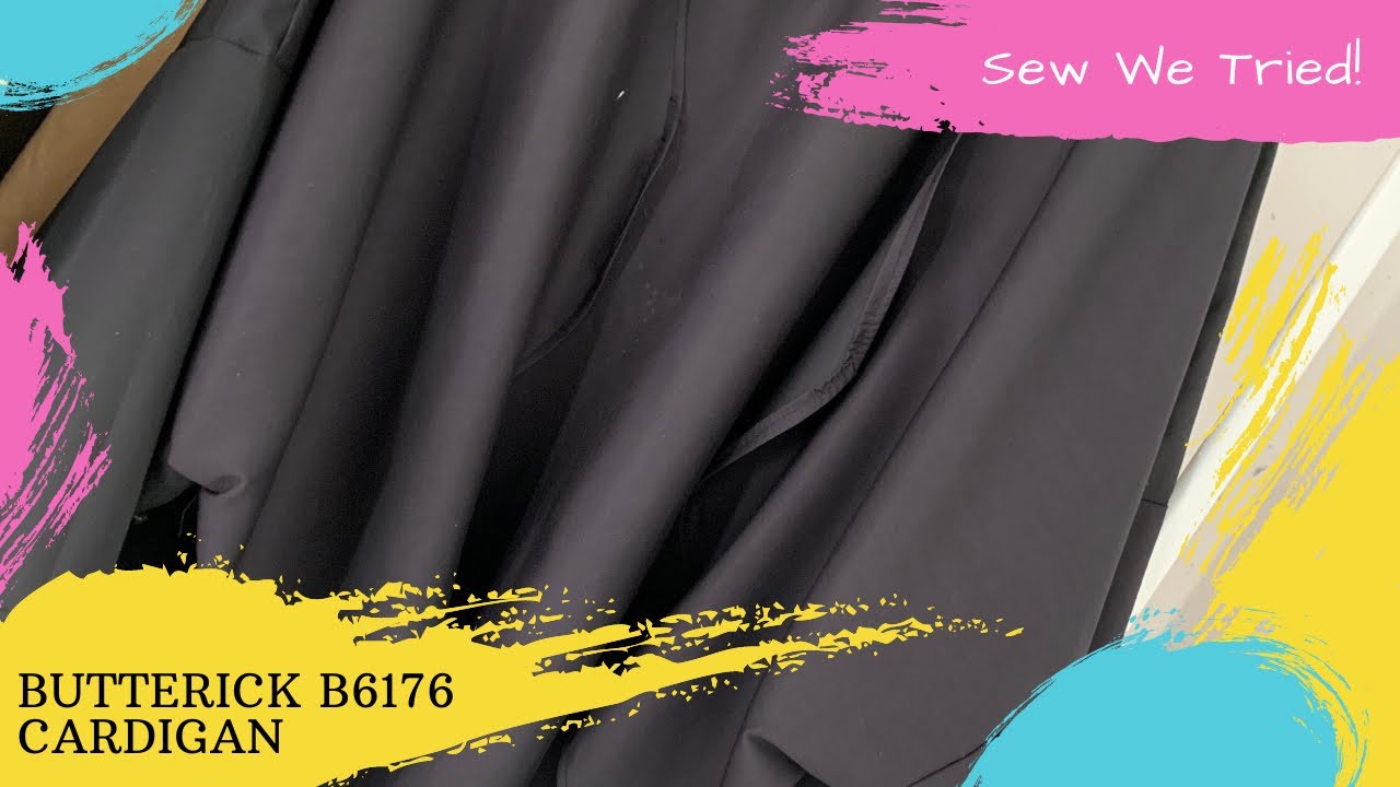 Sew Yesterday - Butterick B6176 Cardigan - YouTube