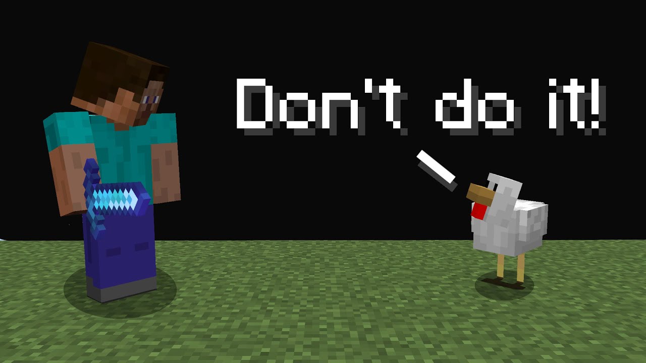 If Minecraft Mobs Could Talk... - YouTube