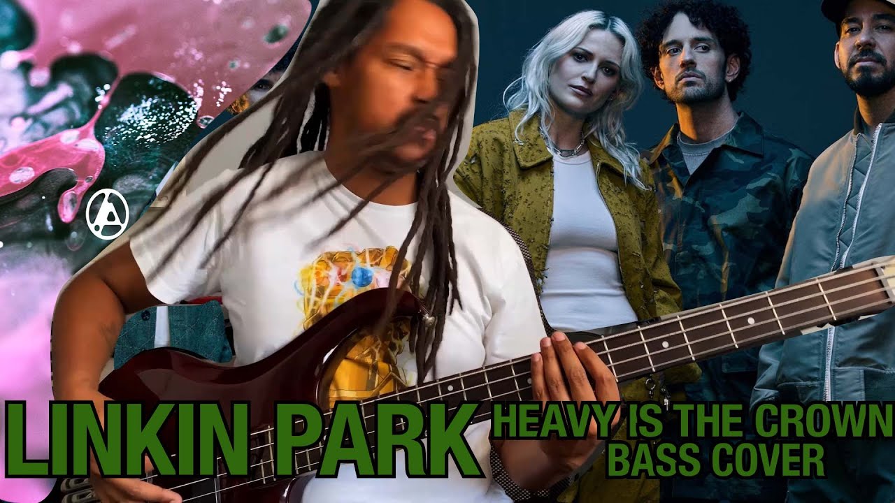 Linkin Park - Heavy is the crown - Bass cover - YouTube