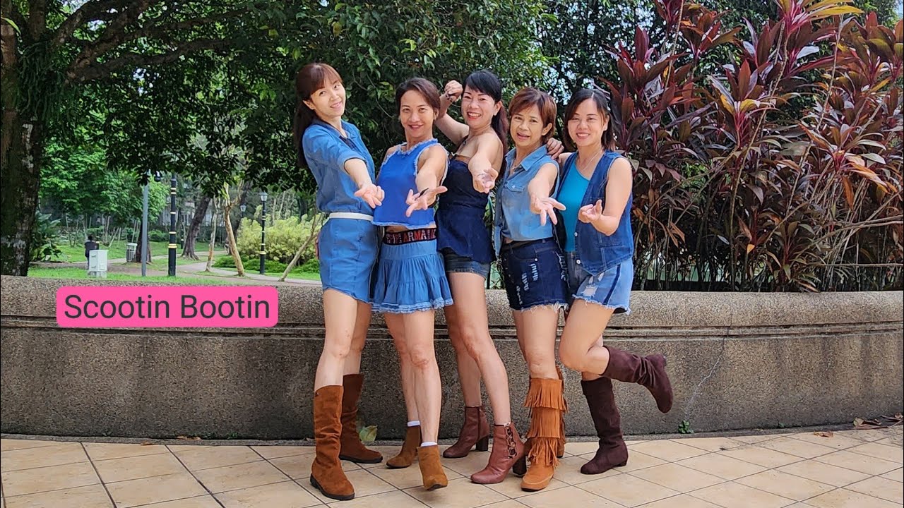 Scootin' Bootin' line dance (Tutorial) 29/8/2023 - YouTube