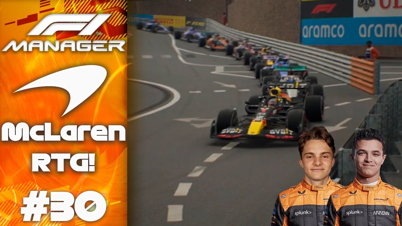 MAX CREATES A ROADBLOCK! F1 Manager McLaren RTG S2 Round 7 Monaco - YouTube