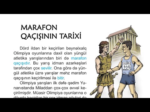 Azərbaycan dili 6-cı sinif. Marafon qaçışının tarixi  ( seh 167-168-169)