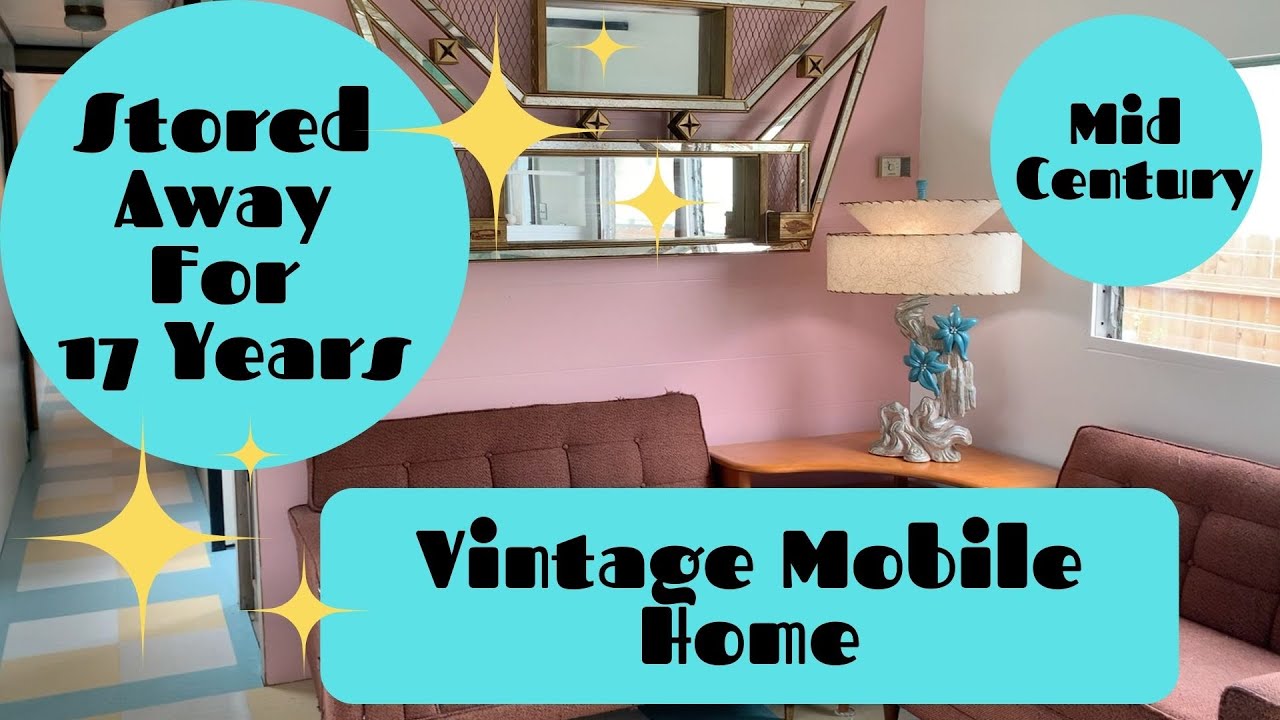 Vintage Mid Century Single Wide Mobile Home #singlewidemobilehome # ...