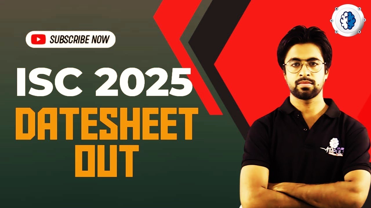 ISC 2025 Date Sheet Out! 📅 Check Your Exam Dates Now! #ISC2025 # ...