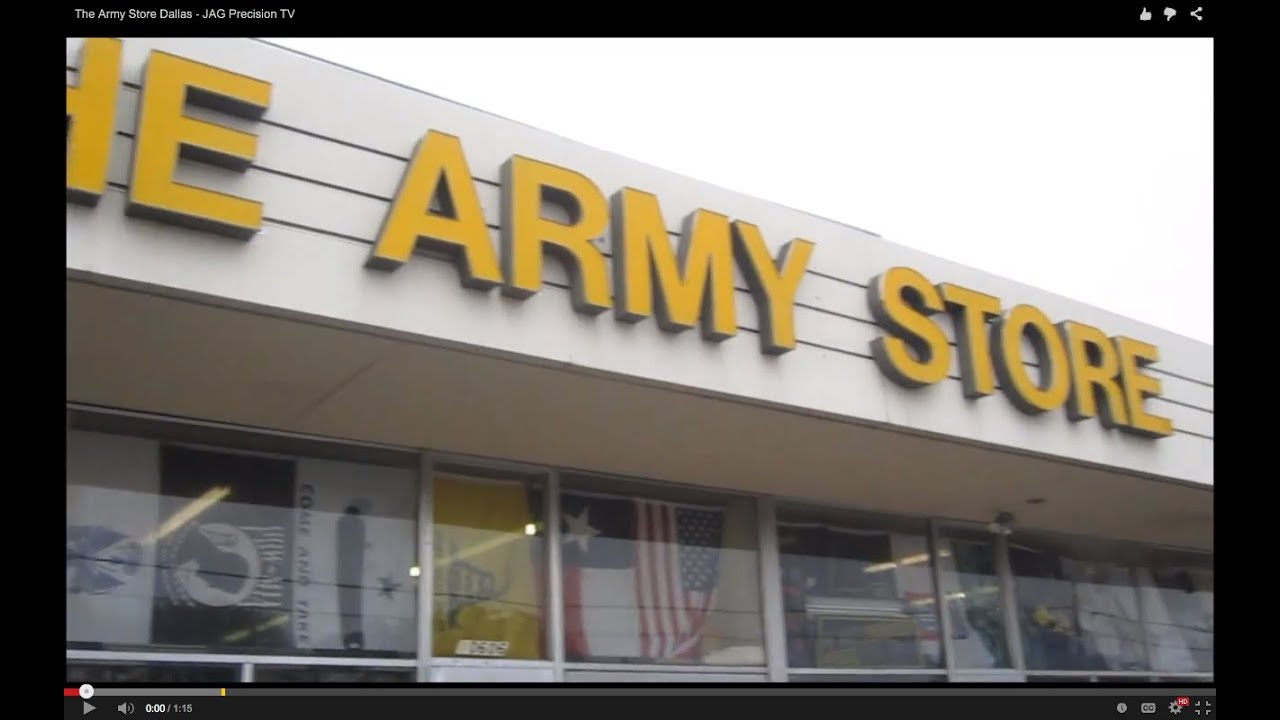 The Army Store Dallas - JAG Precision TV - YouTube