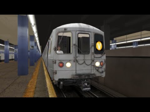 OpenBVE RP Multiplayer: NYC Subway R46 V to Forest Hills Ave - YouTube