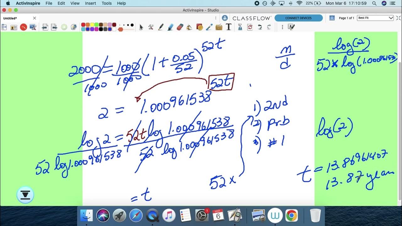 Compound interest Part 2 - YouTube