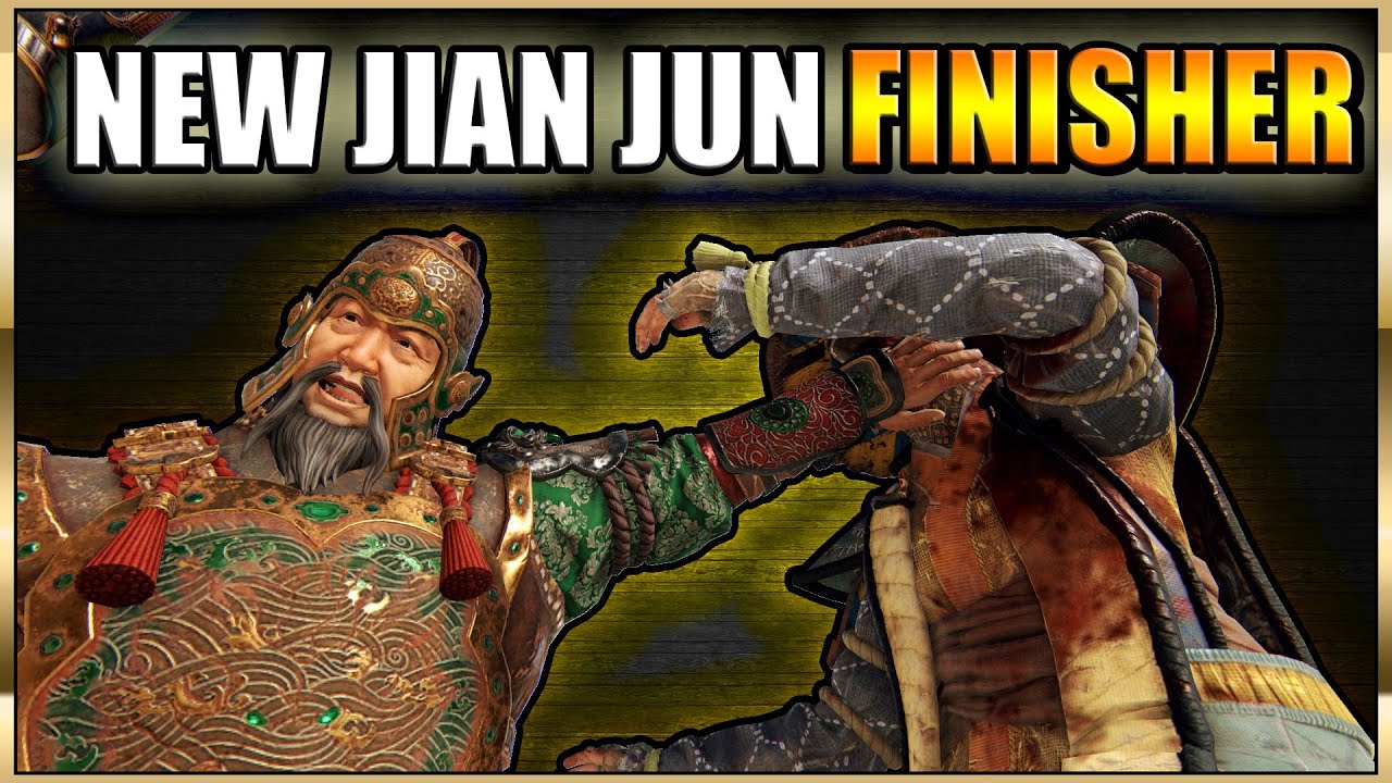 New Jian Jun Finisher! - Master of UNINVITED TOUCHES | #ForHonor - YouTube