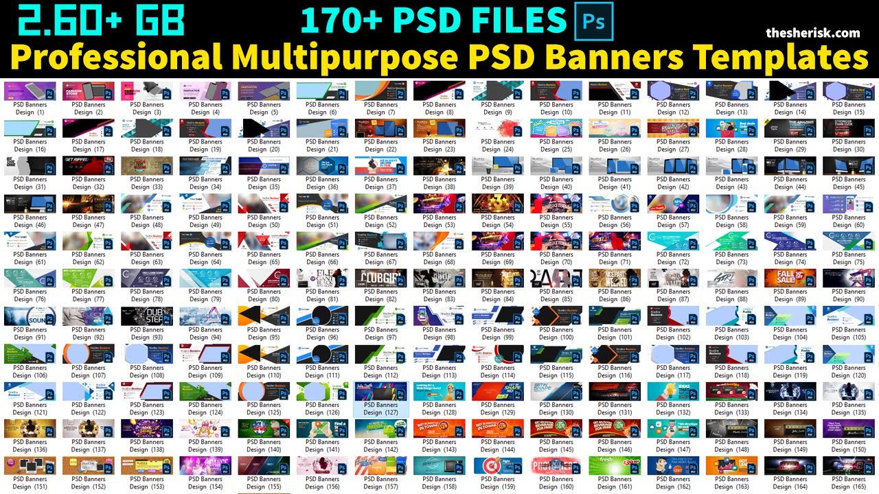 170+ Professional Multipurpose Banners Templates Download In PSD Files ...