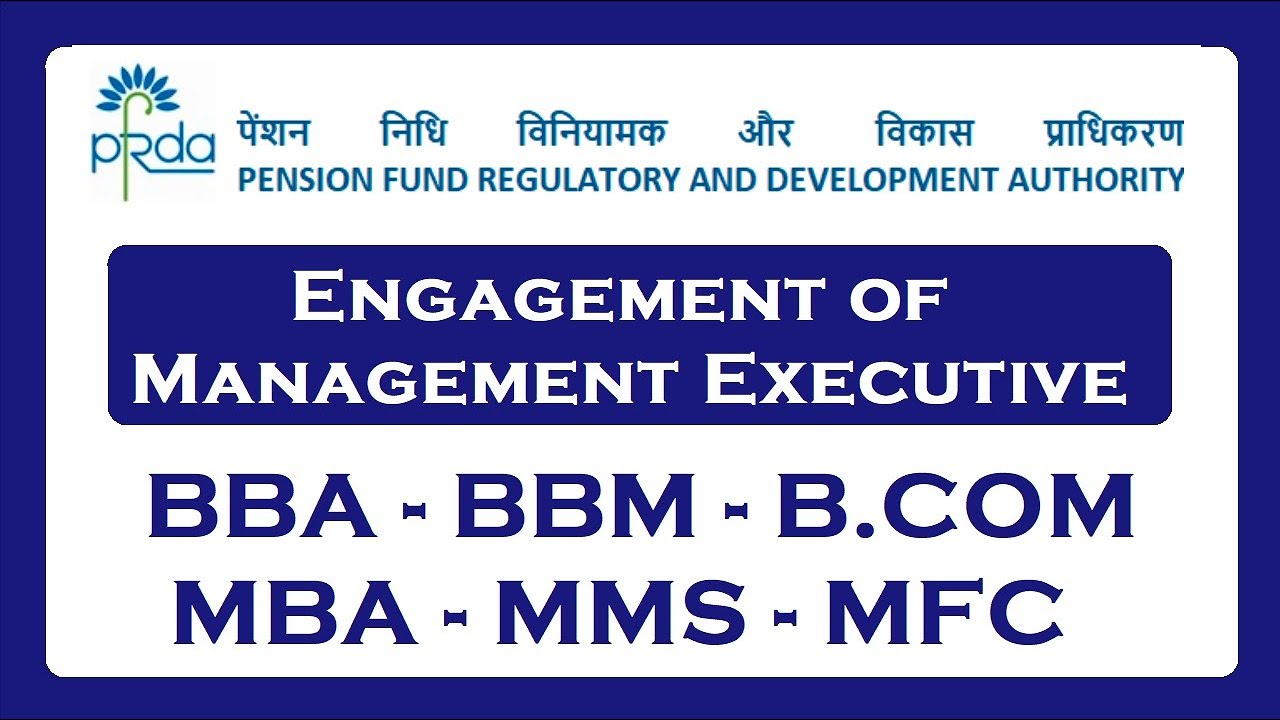 PFRDA Management Executive Engagement. - YouTube