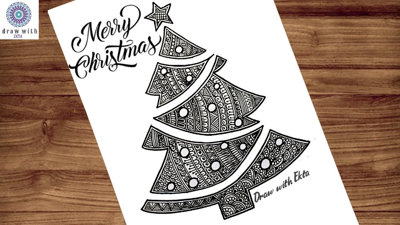 Christmas Mandala Art | Mandala Art | Step by Step | Simple Mandala Art ...