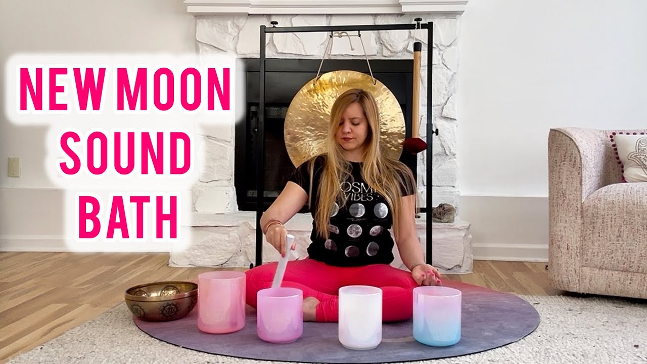 New Moon Sound Bath | Renewal and Transformation - YouTube