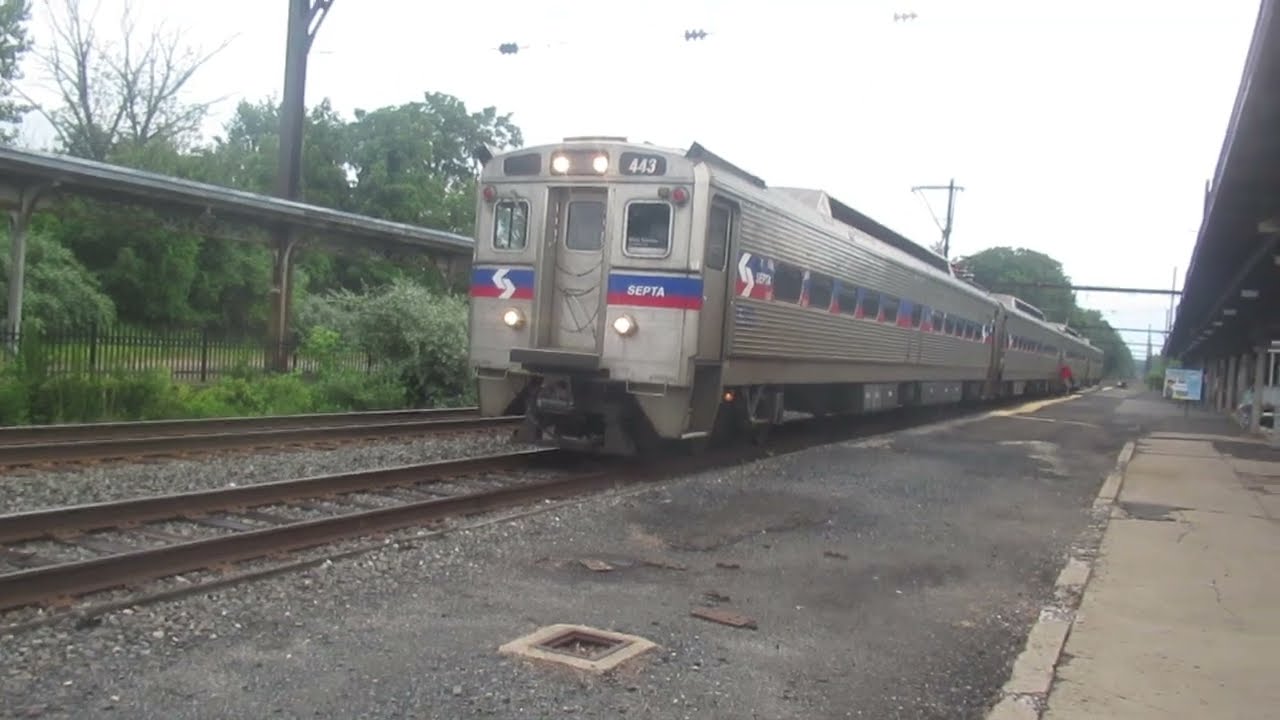 SEPTA Regional Rail Train #5340 Departing West Trenton - YouTube