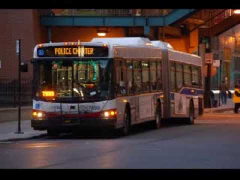 Chicago Transit Authority Retired NABI 60-LFWs - YouTube