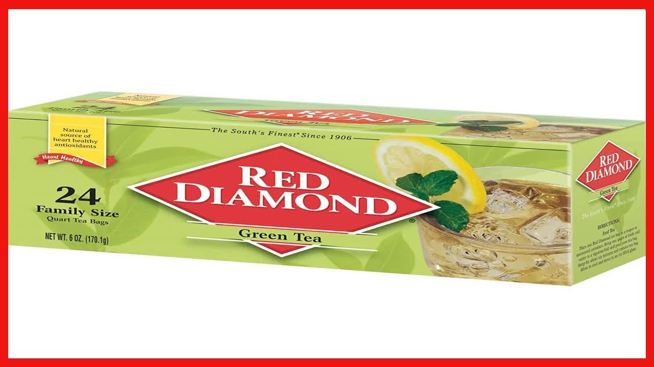 Great product - Red Diamond Green Tea Bags, Family Size Tea Bags ...