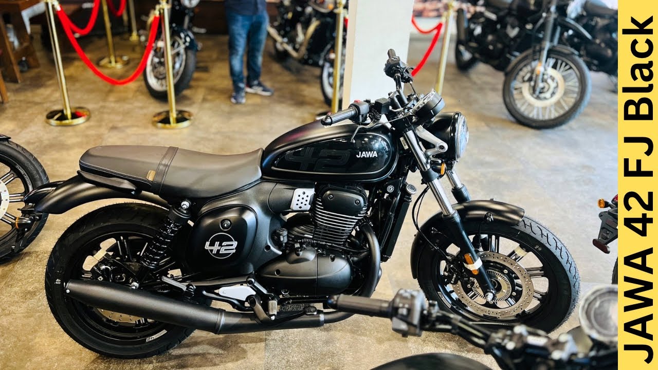 2024 Jawa 42 FJ Black Colour Full Detailed Review ️ Price & Features ...