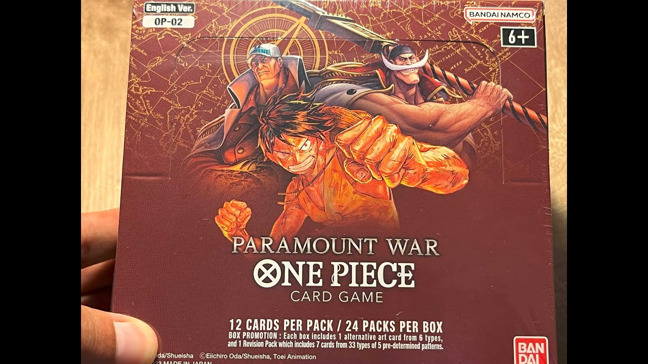 OP 02 Paramount War Unboxing. Triple hit box again. - YouTube