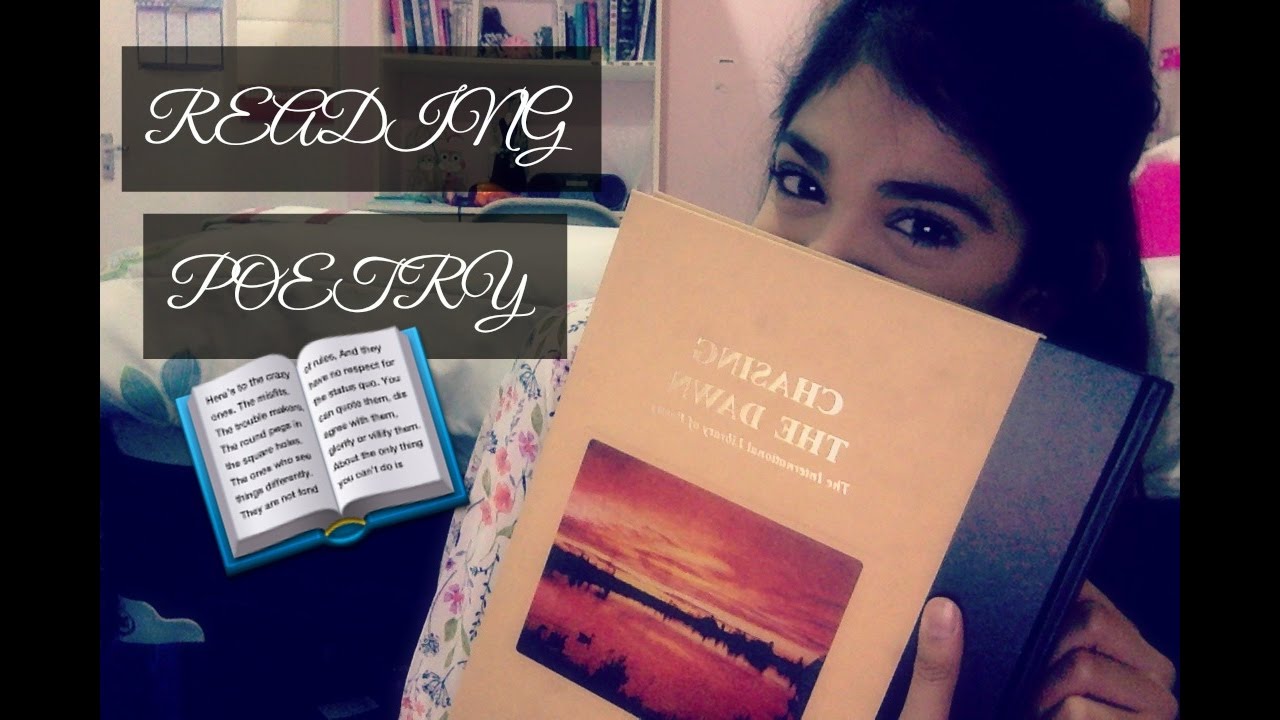 ASMR Reading Poetry📖 (inaudible whispering, tapping) - YouTube
