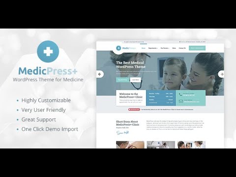 ⭐ Theme MedicPress WordPress – Tema médico de WordPress para clínicas y médicos privados ⭐ - YouTube