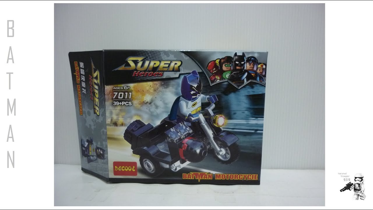 Decool Lego Bootleg Batman Classic TV Series Batcycle set 7011 review ...