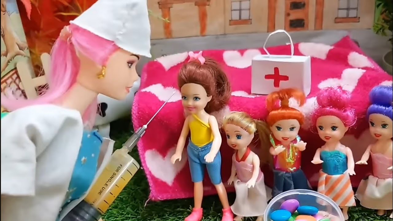 Dilli Wali Barbie Epi-163/Vaccination Day/Barbie Doll cartoon/Gudiya ...