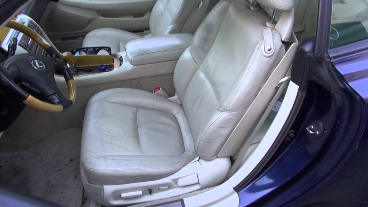 Lexus Front Seat Restoration by Cooks Upholstery Redwood City - YouTube