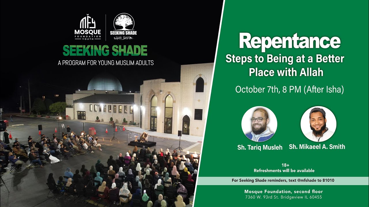 Seeking Shade for Young Adults | Repentance - Steps to Being at a ...