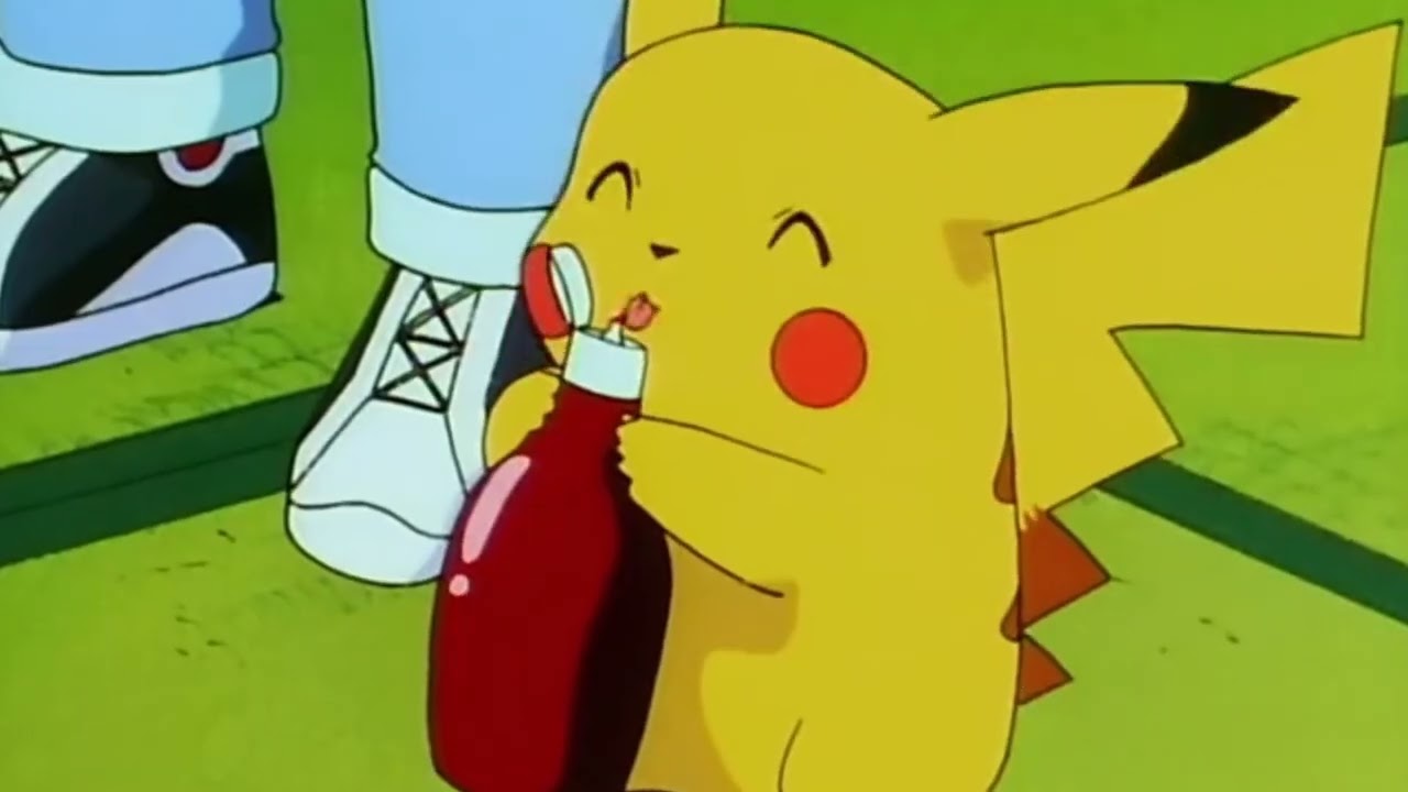 Pokemon Pikachu And Ketchup