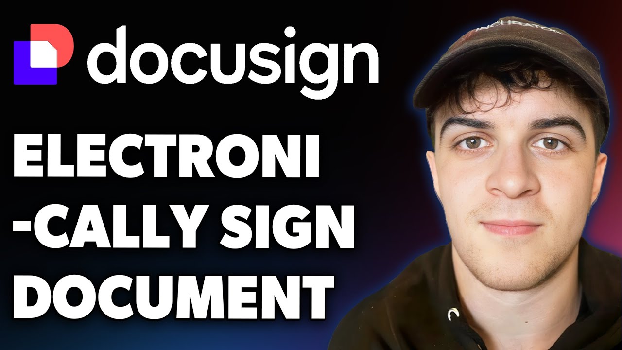 How to Sign Your Own Documents in Docusign (how to Electronically Sign ...