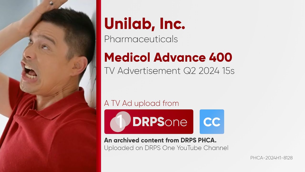 Medicol Advance 400 TV Ad Q2 2024 15s with Dingdong Dantes (Philippines ...